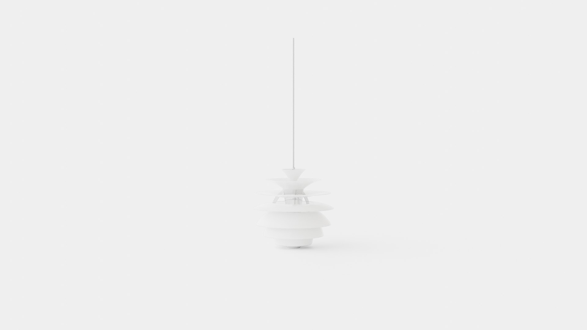 Louis Poulsen Snowball Ceiling Lamp 3D Model - TurboSquid 2251160