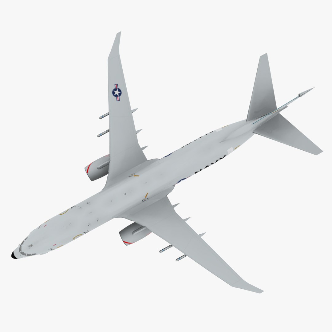3d Model Poseidon P8a Aircraft