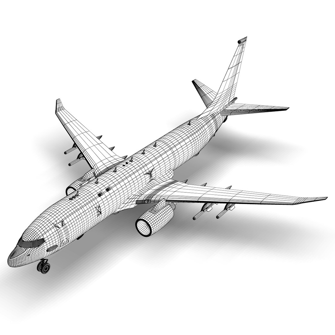 3d Model Poseidon P8a Aircraft