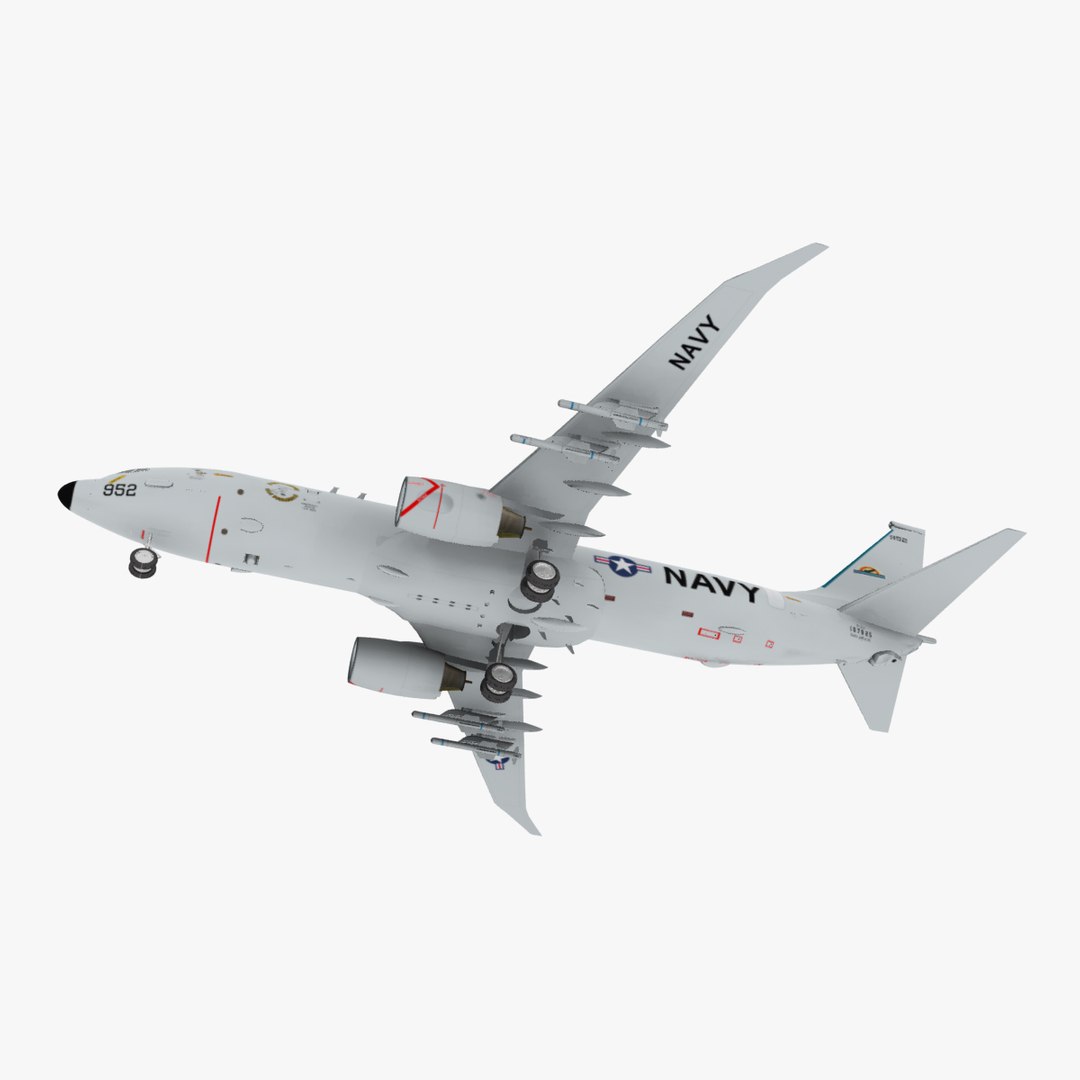 3d Model Poseidon P8a Aircraft
