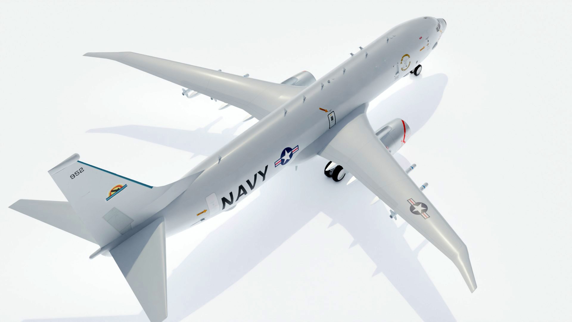 3d Model Poseidon P8a Aircraft