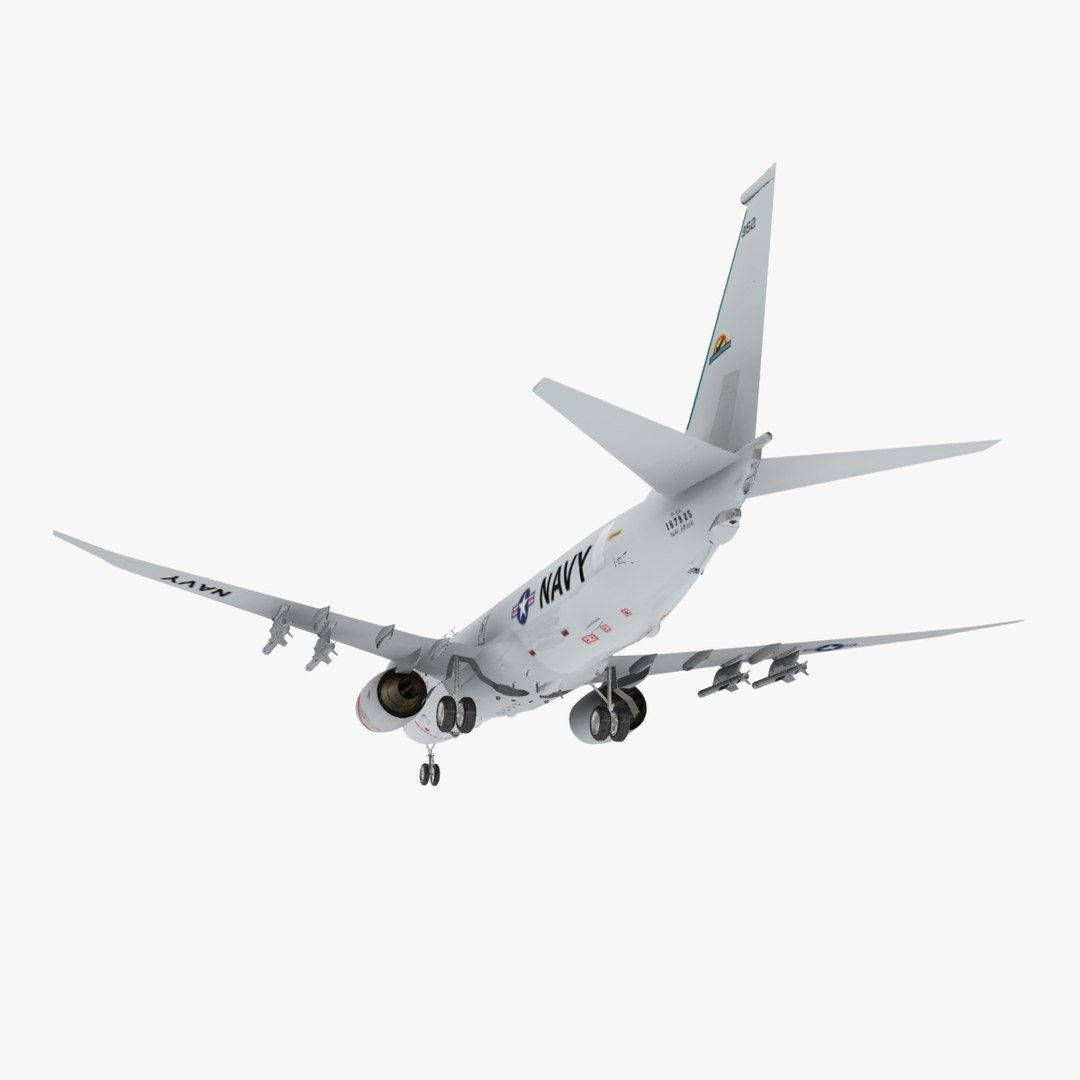 3d Model Poseidon P8a Aircraft