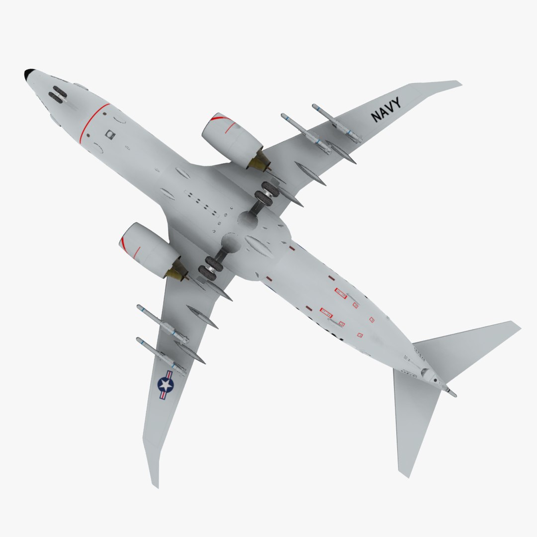 3d Model Poseidon P8a Aircraft