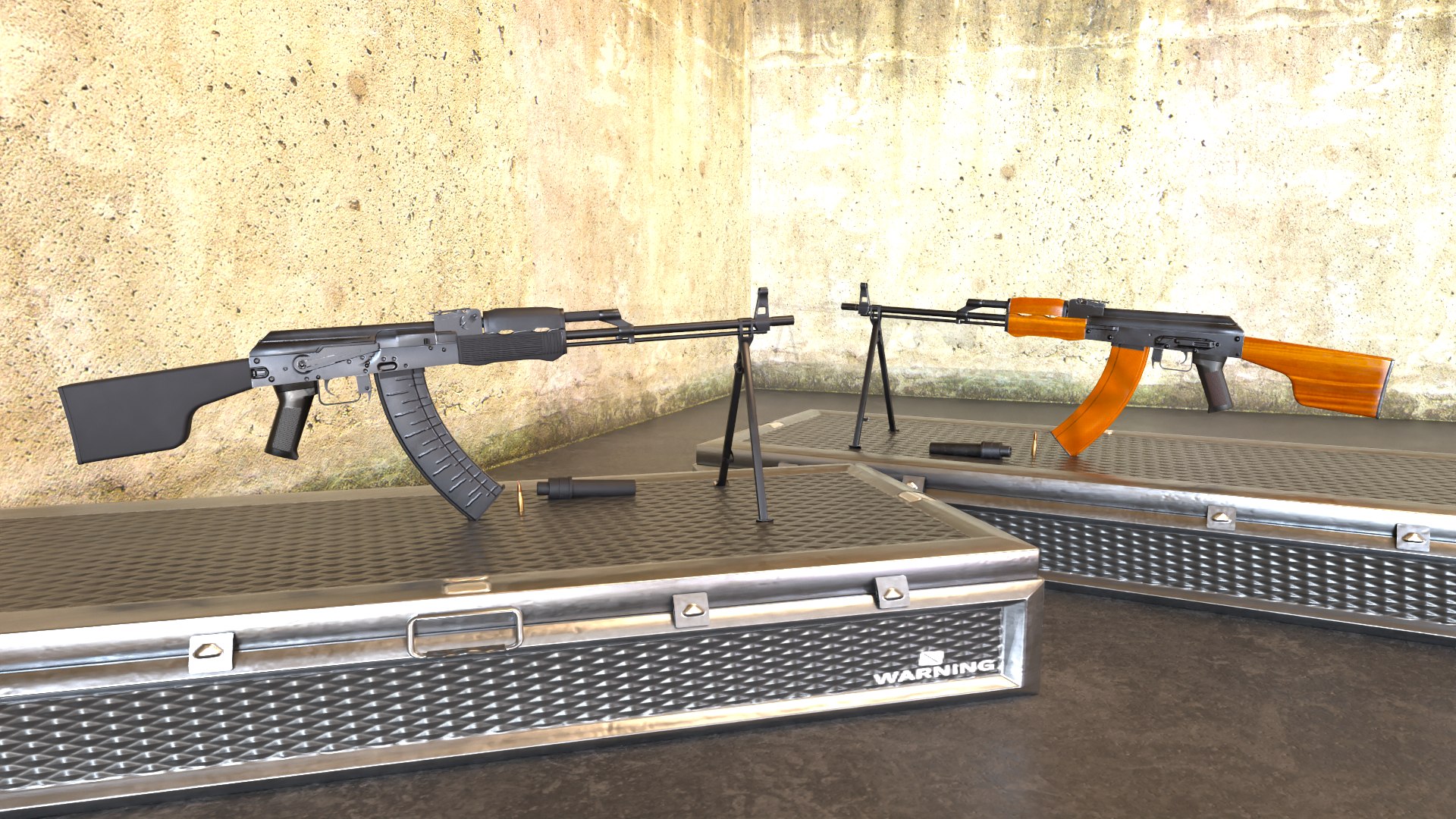 3D RPK Russian Rifle 2 Model - TurboSquid 1783270