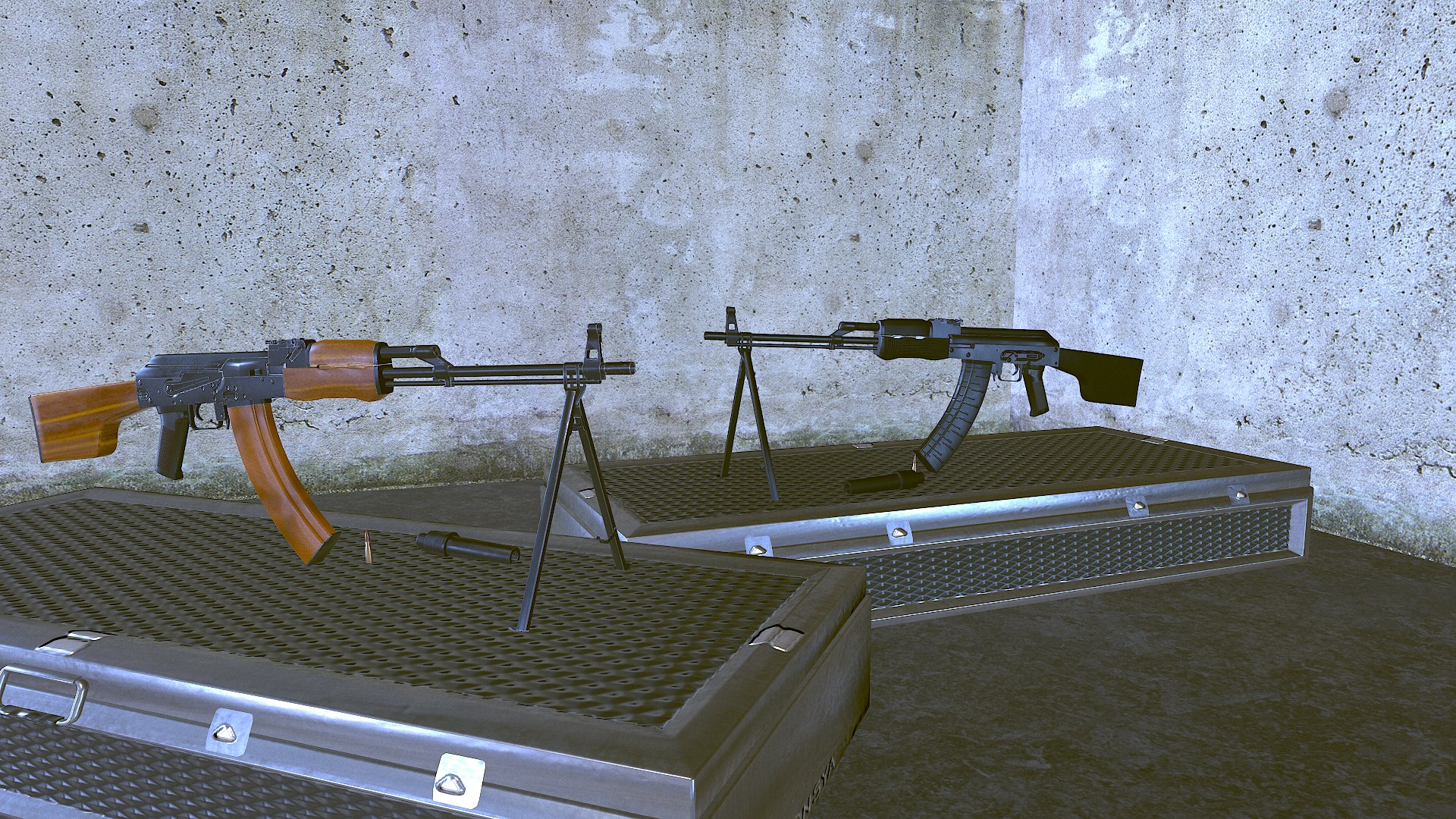 3D RPK Russian Rifle 2 Model - TurboSquid 1783270