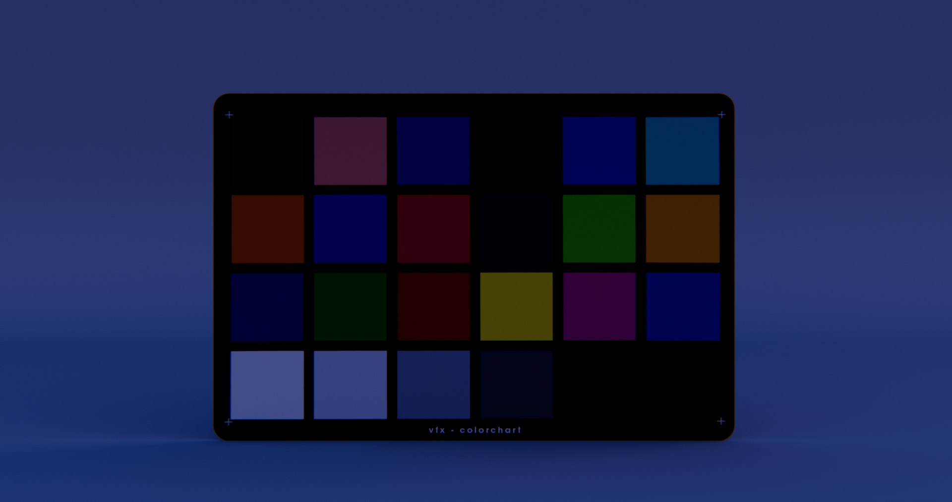 Vfx Colorchecker - Colorchart 3D Model - TurboSquid 2196921
