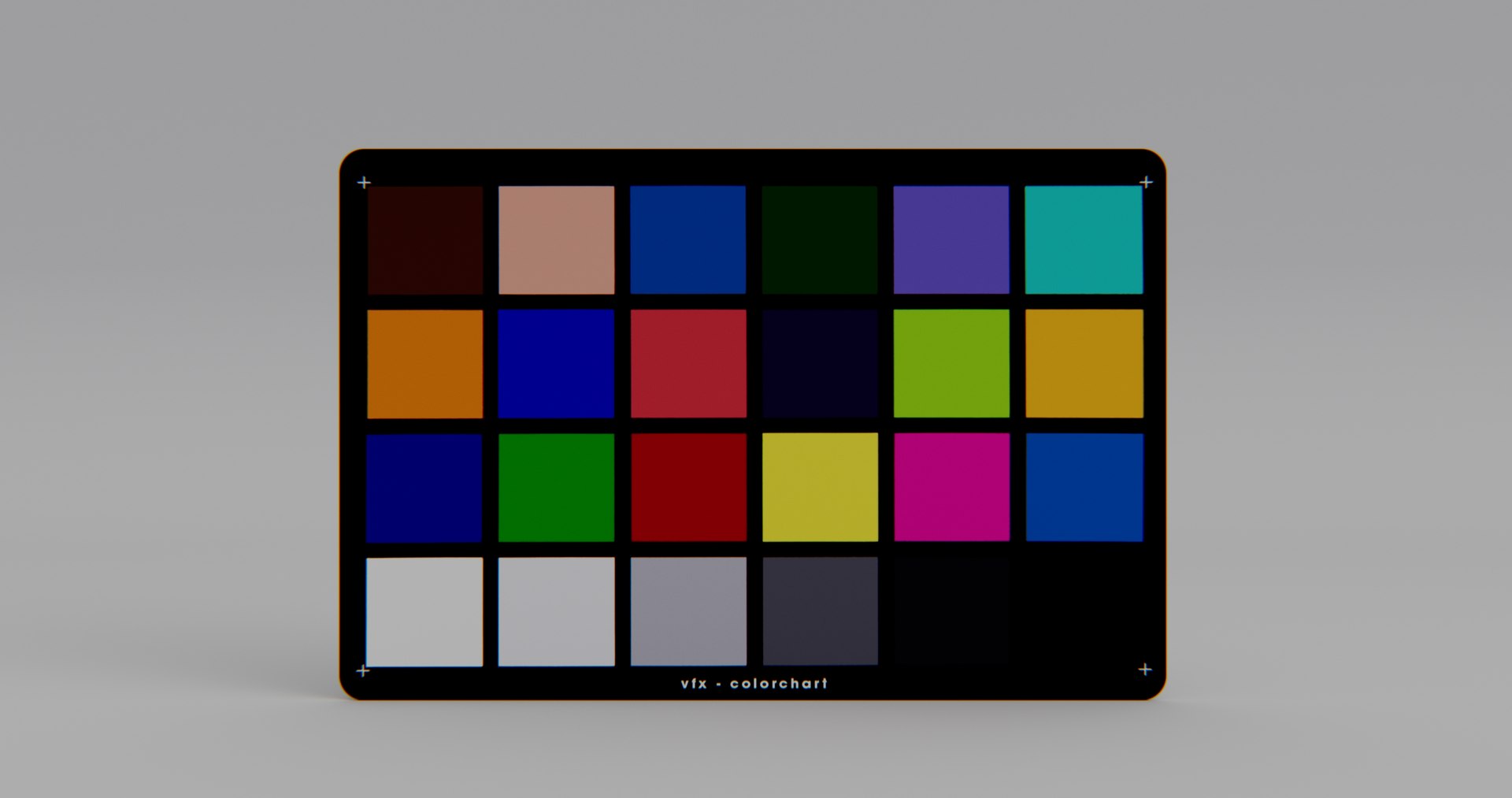 Vfx Colorchecker - Colorchart 3D Model - TurboSquid 2196921