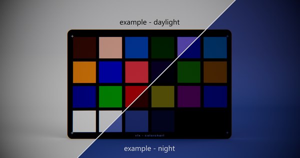 vfx colorchecker - 컬러차트 3D 모델 - TurboSquid 2196921