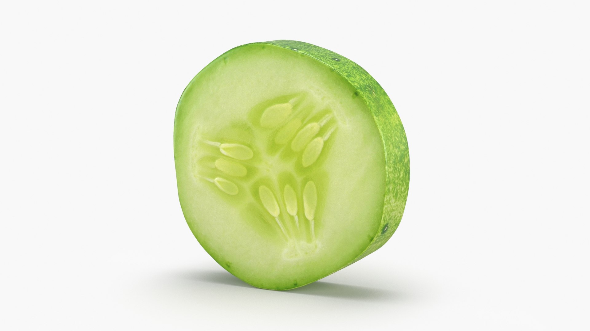Cucumber Slice 01 3D Model - TurboSquid 2060864