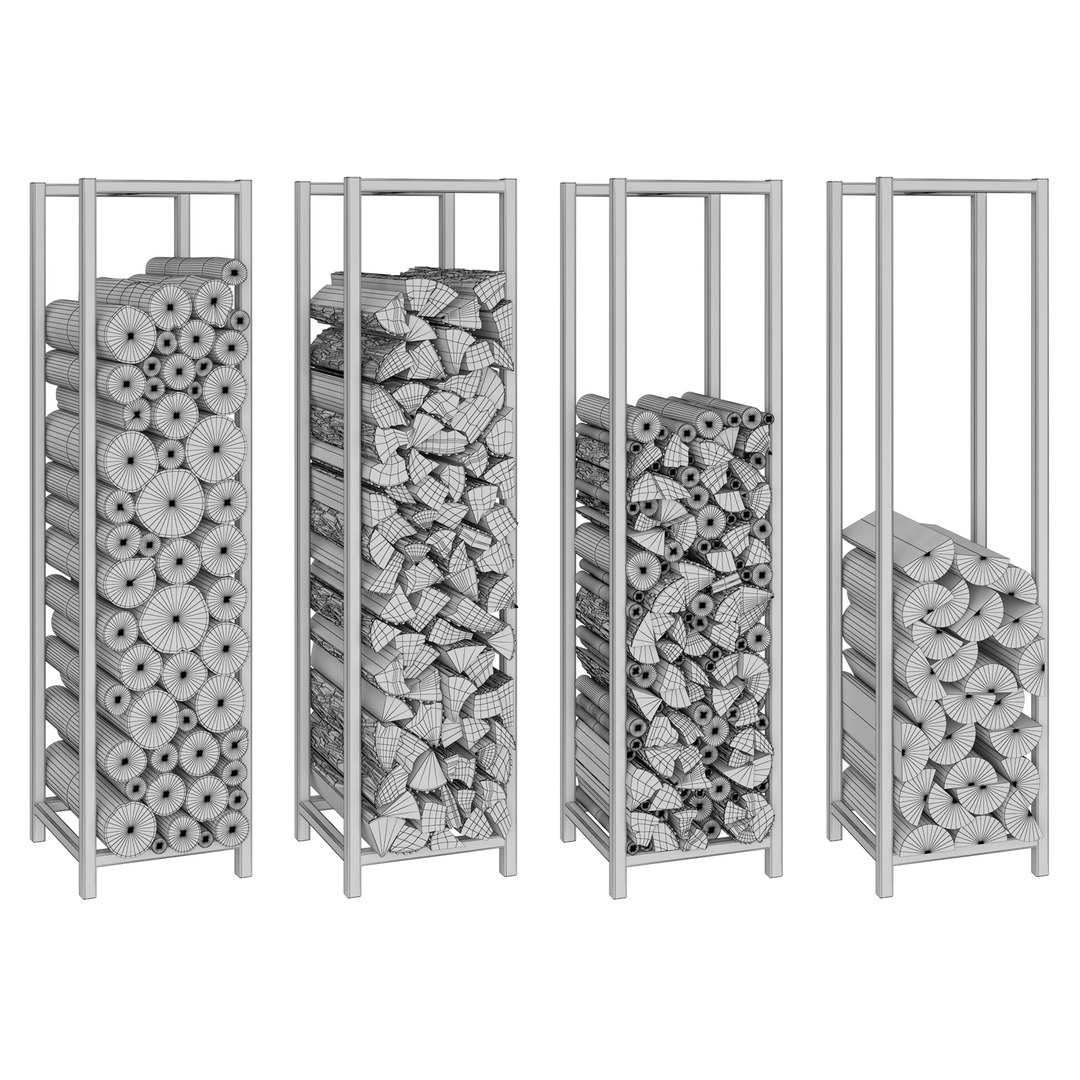 Logs Fireplace 3D - TurboSquid 1620562