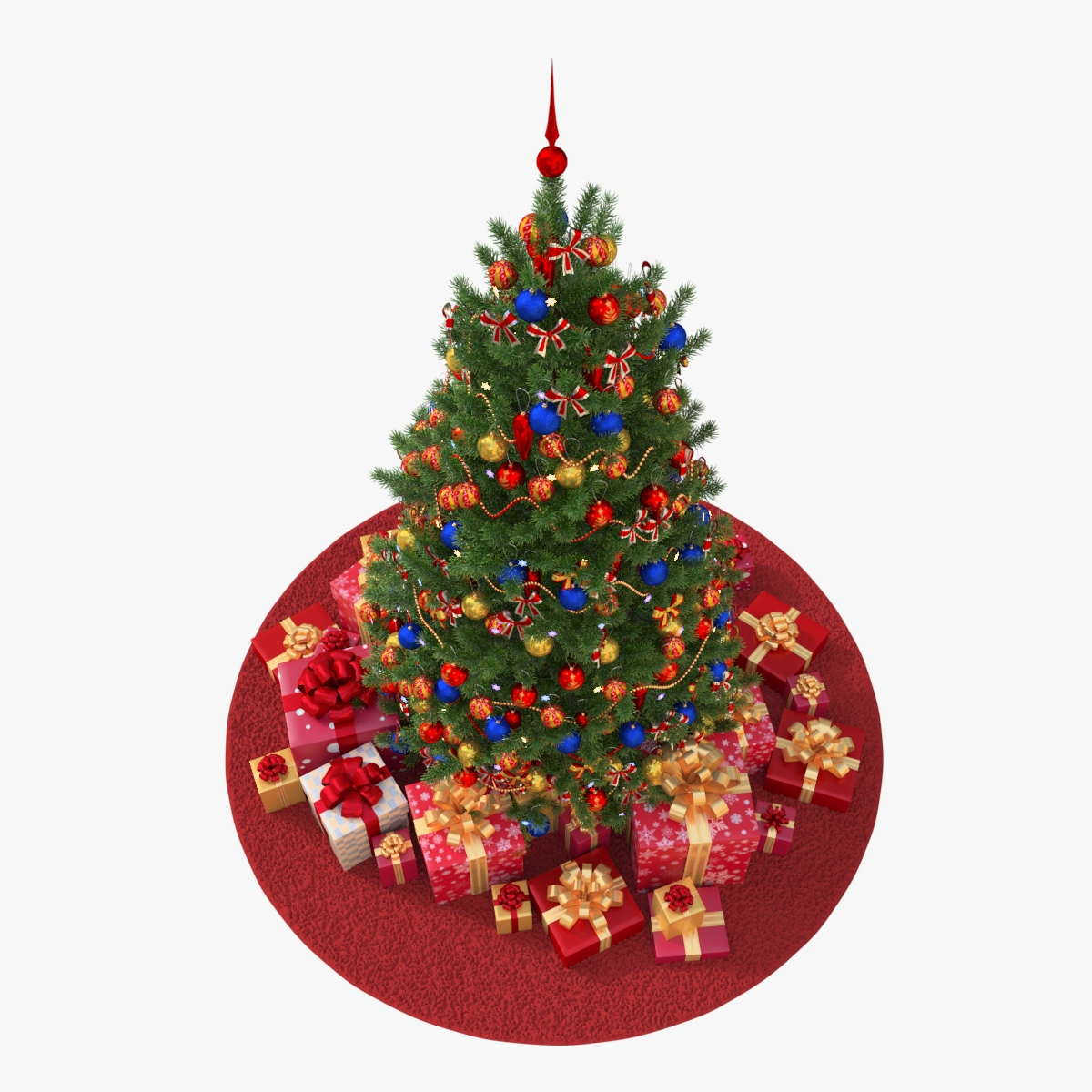 3D christmas tree - TurboSquid 1201850