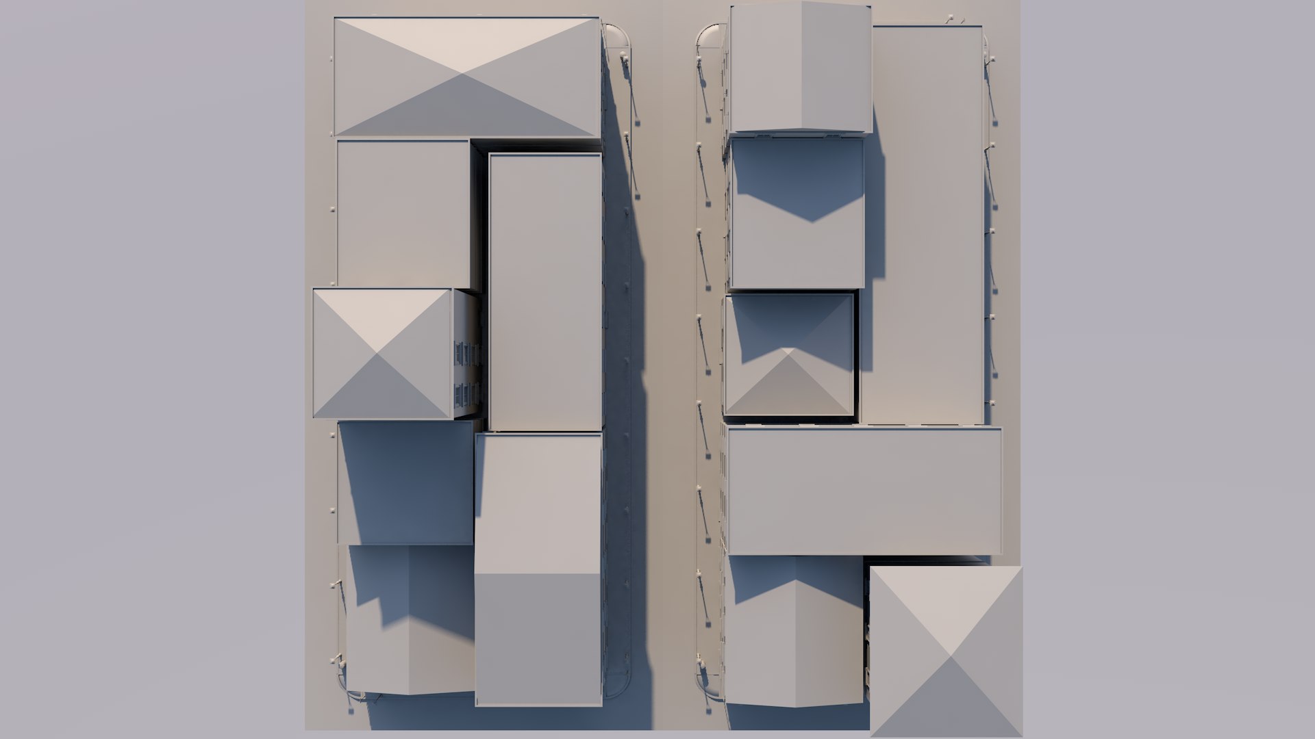 3D Low Poly City Block - TurboSquid 1803562