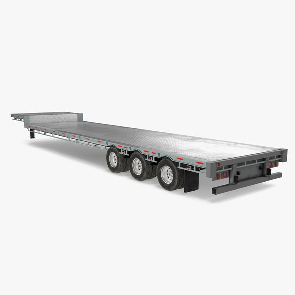 Flatbed Trailer 3D Models for Download | TurboSquid