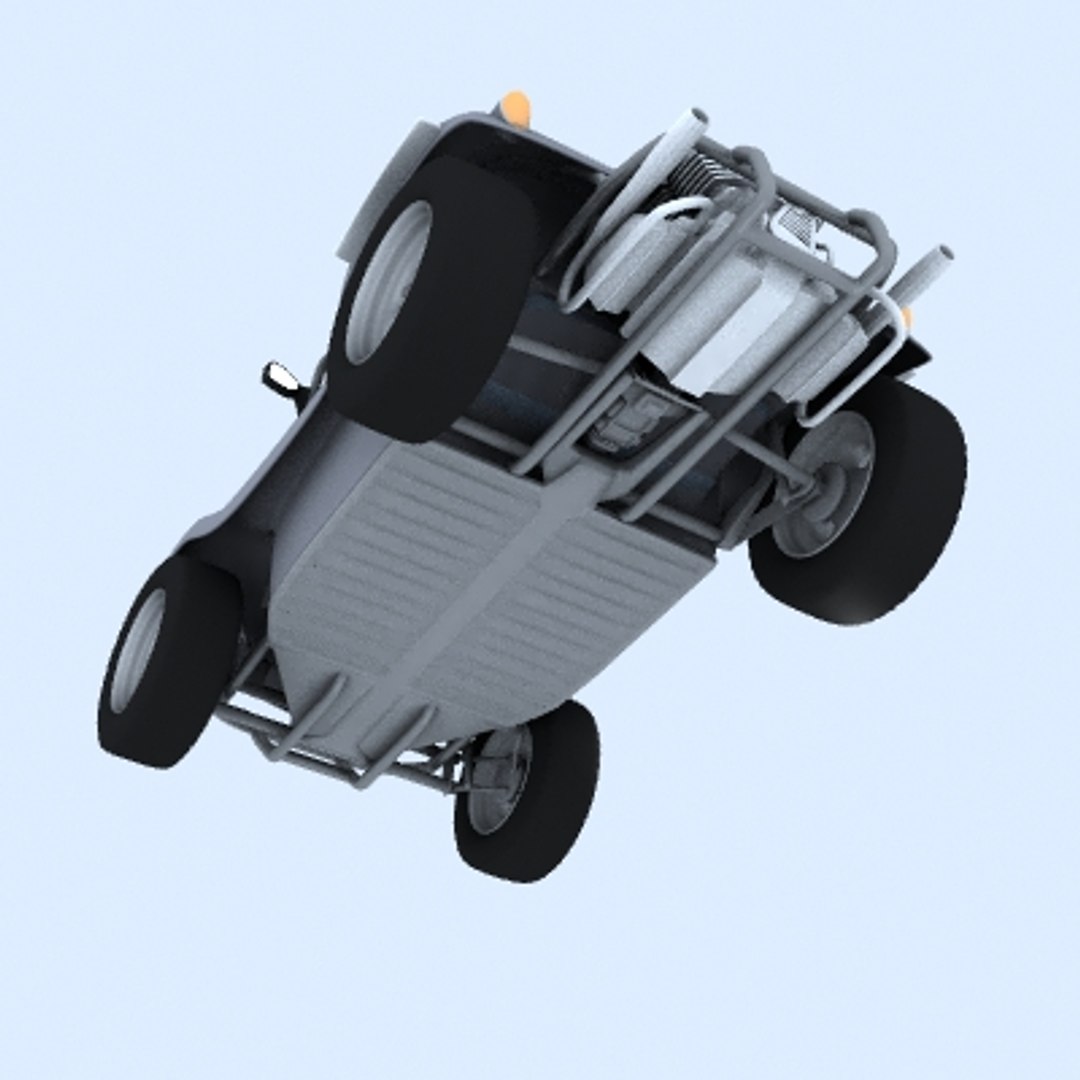 Manx Buggy 3d Model