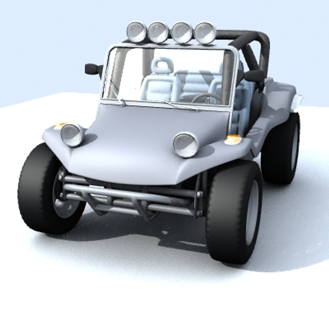 Manx Buggy 3d Model