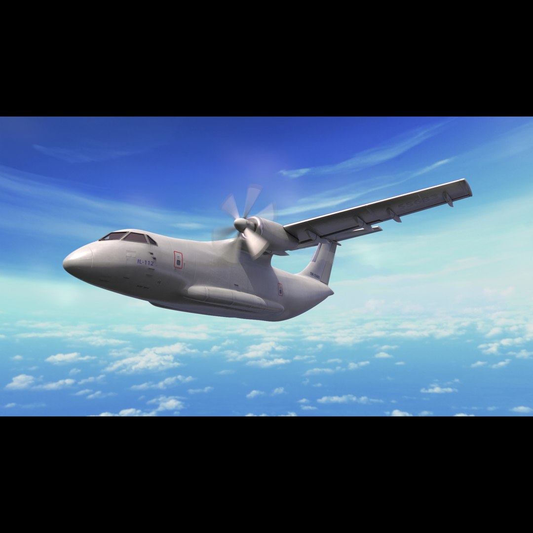 Il-112 Aircraft 3d Model