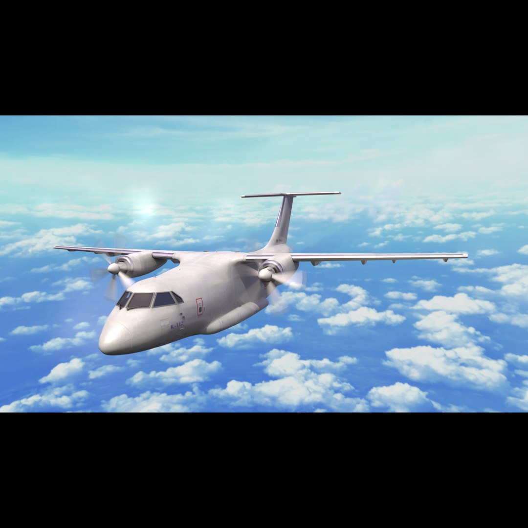 Il-112 Aircraft 3d Model