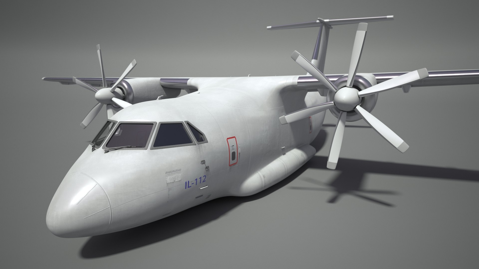 Il-112 Aircraft 3d Model