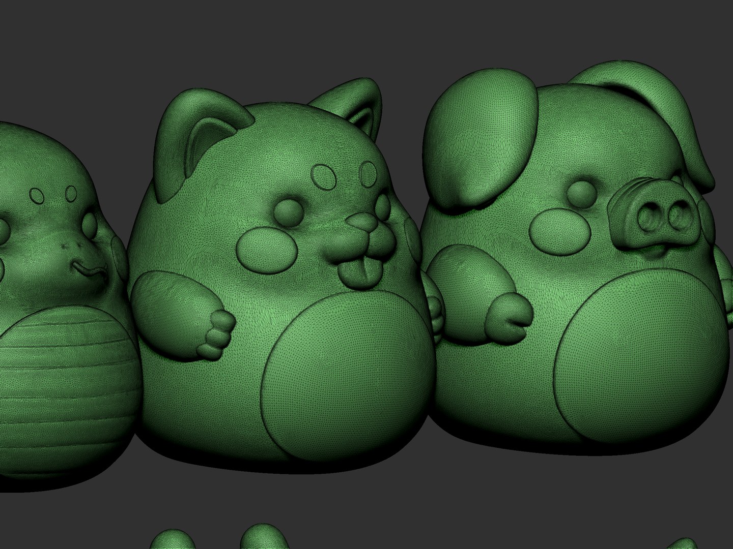 3D 12 cute animals - TurboSquid 2168973