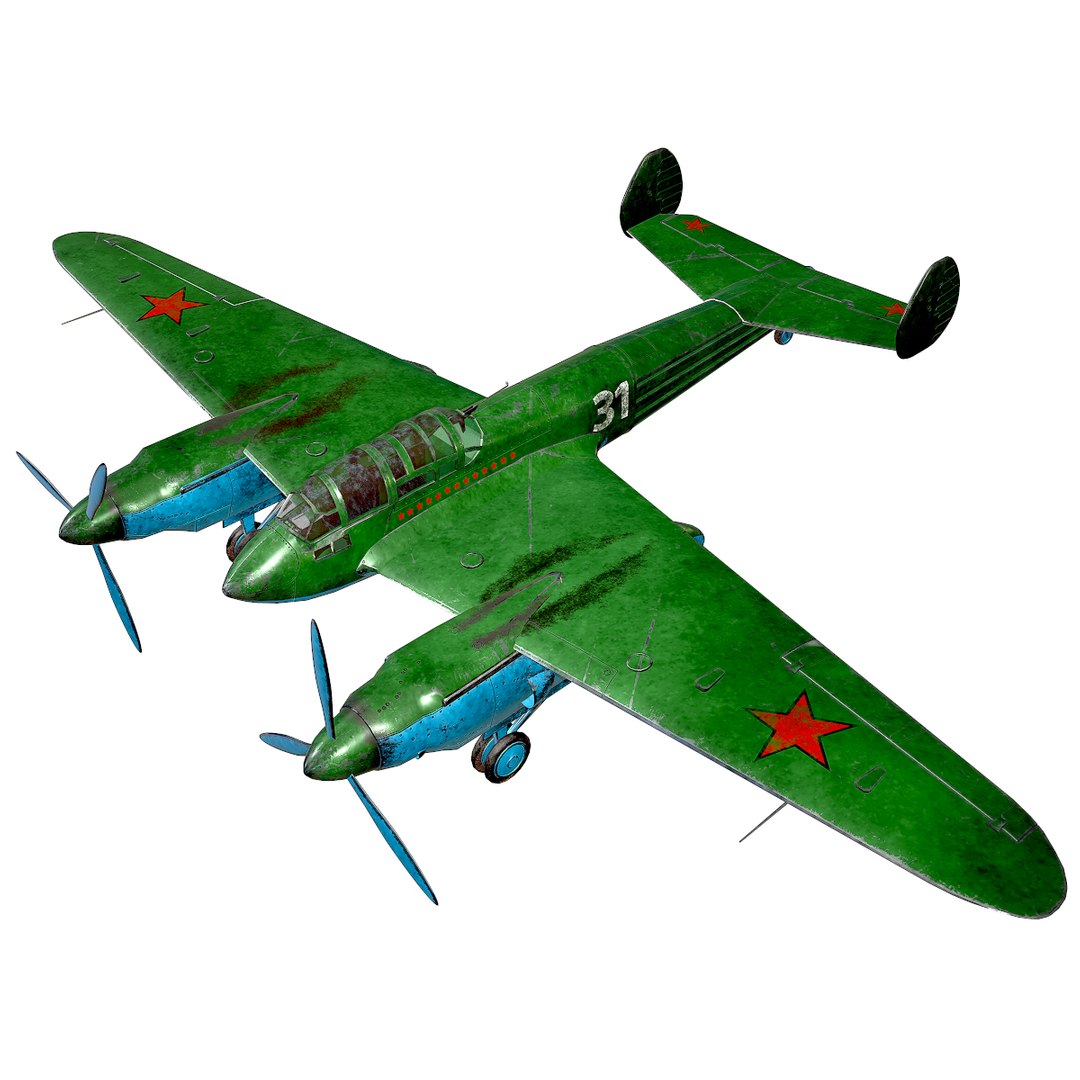 3D Airplane Yakovlev Yak-2 Short Range Bomber Model - TurboSquid 1941973