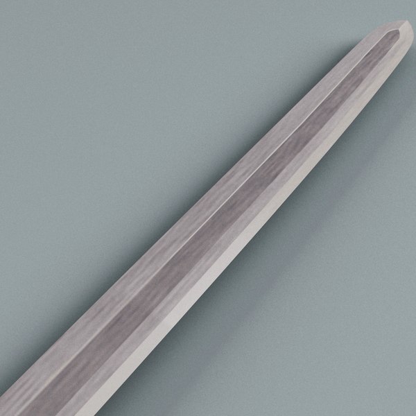 3d rare moro sword model