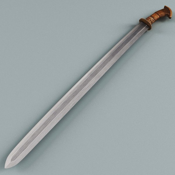 3d rare moro sword model