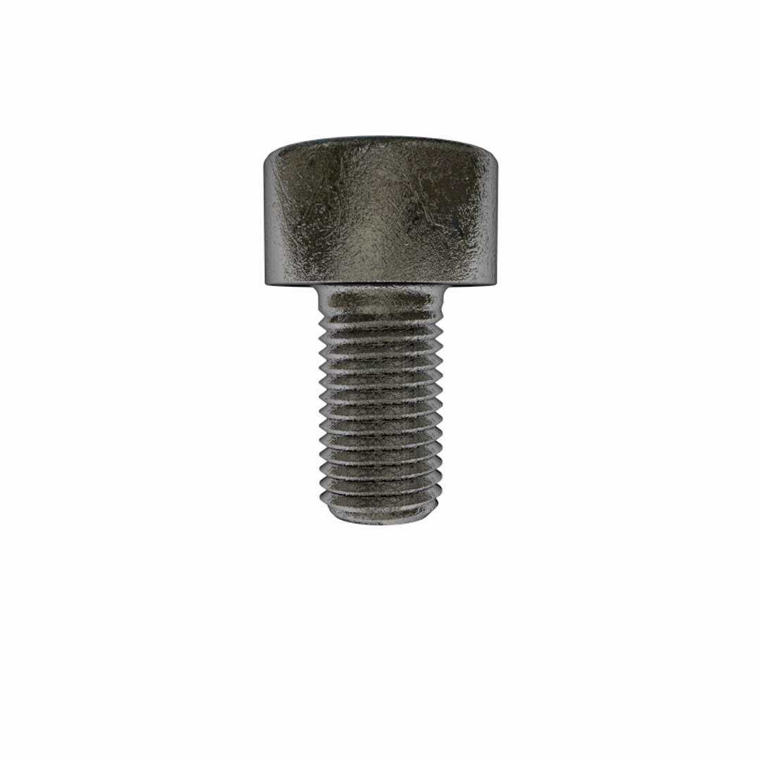 maya metal bolt screw