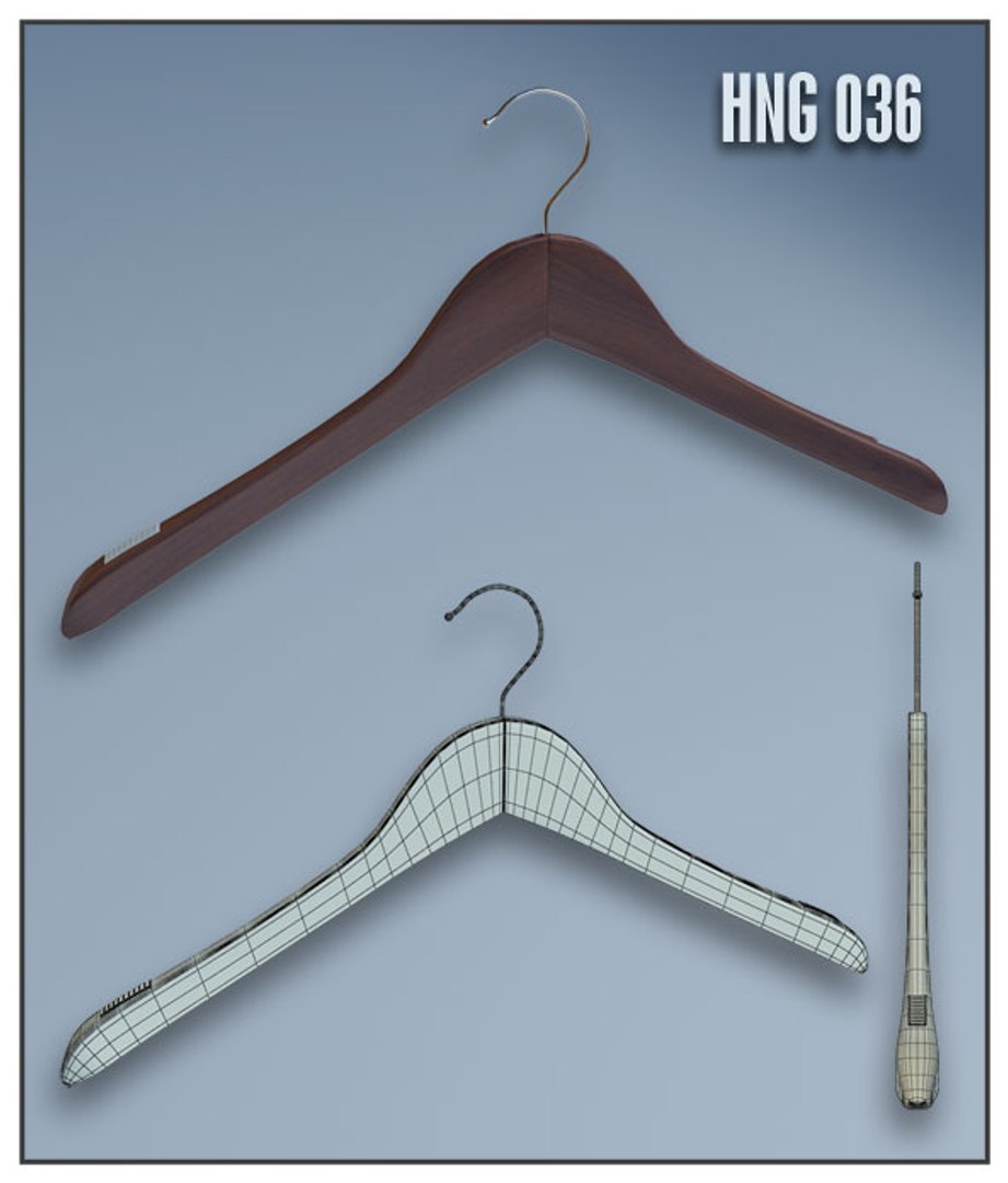 3ds max clothes hanger