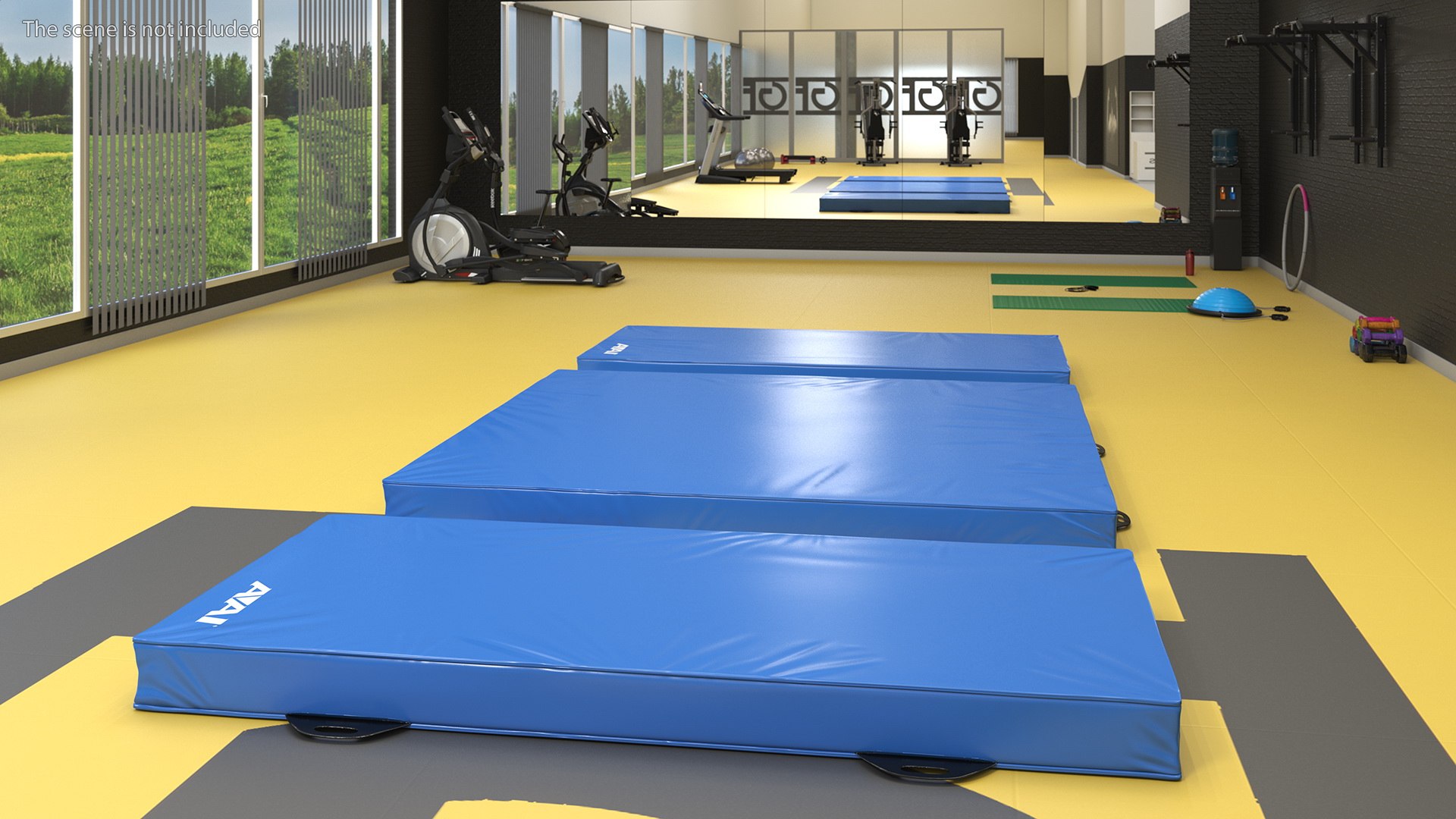 Sports Mat Blue 3D Model - TurboSquid 1876646