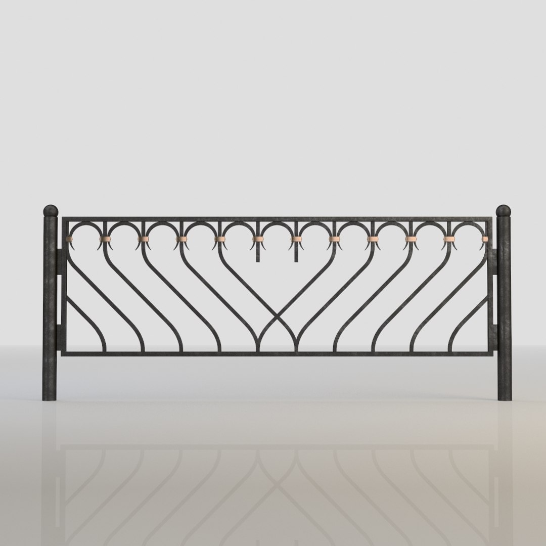 3d Iron Fence