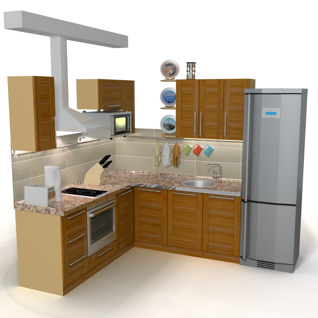 kitchen furniture 3d model