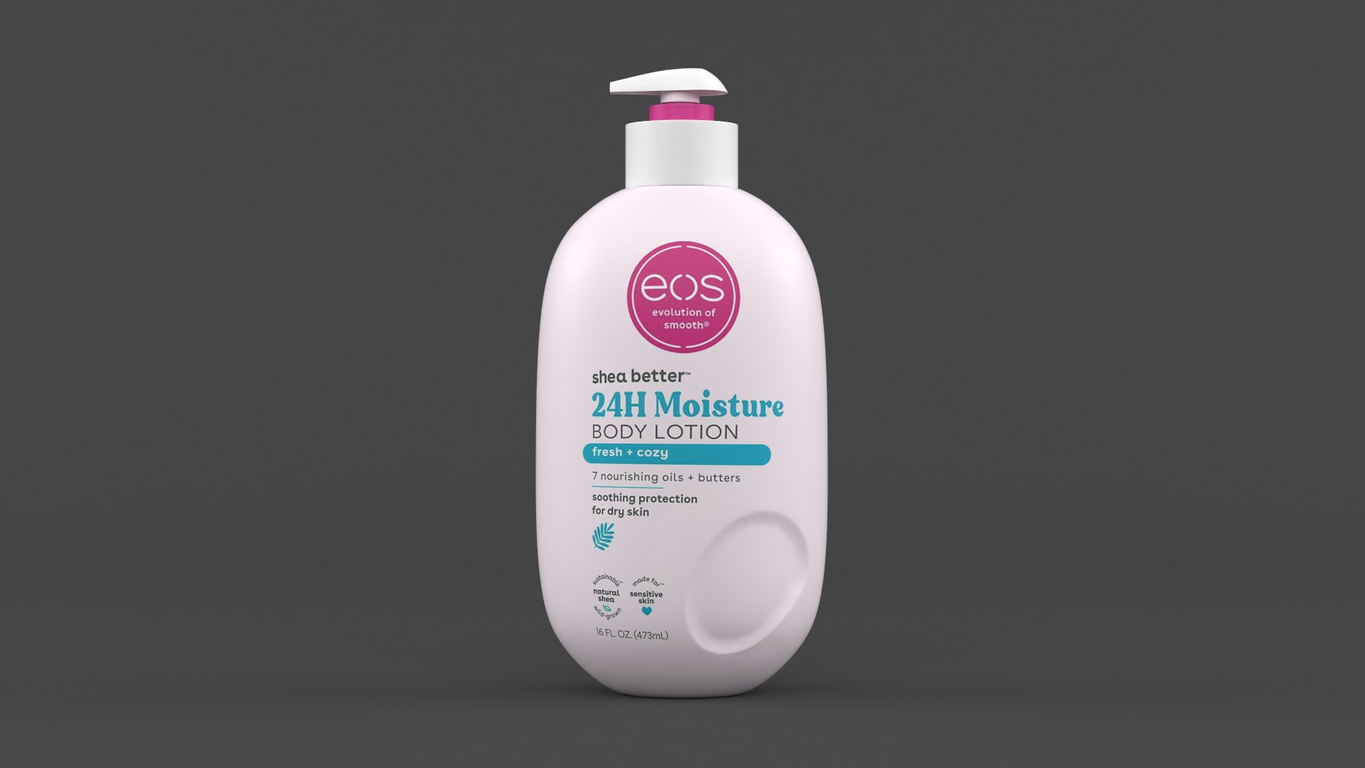 Eos Shea Better Body Lotion 3D - TurboSquid 2466505