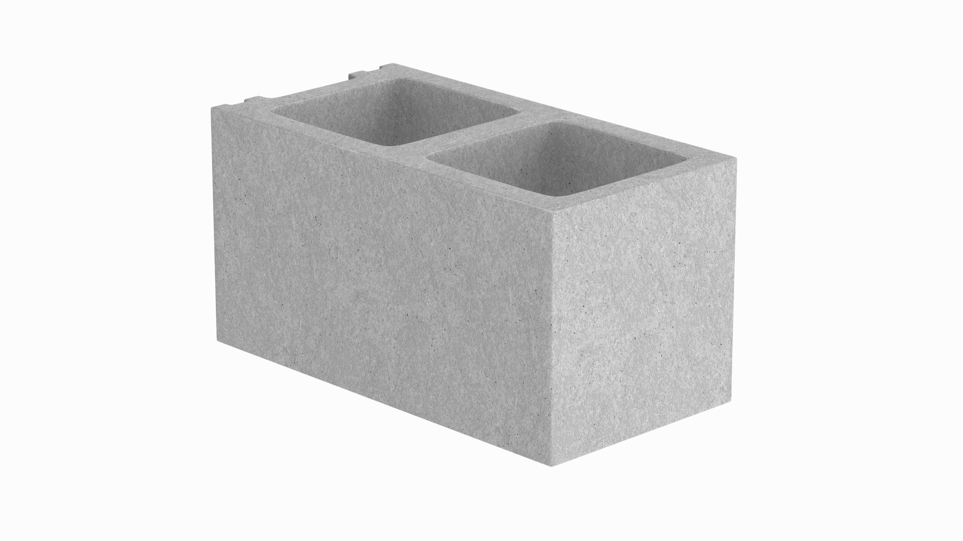 3D Cinder Concrete Block Model - TurboSquid 2307334