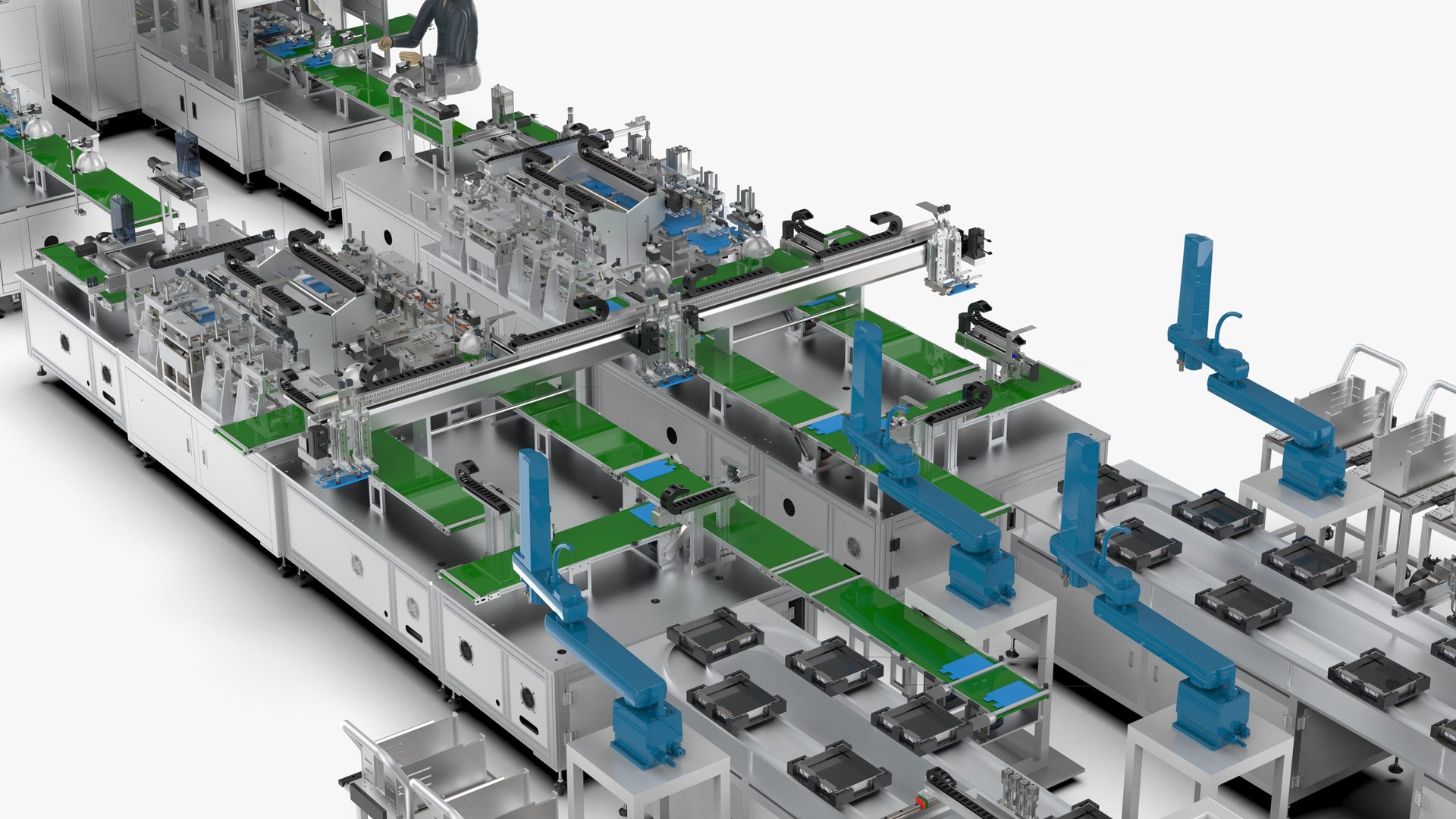Automatic Soft Pack Battery Production Line 3D Model - TurboSquid 2239616