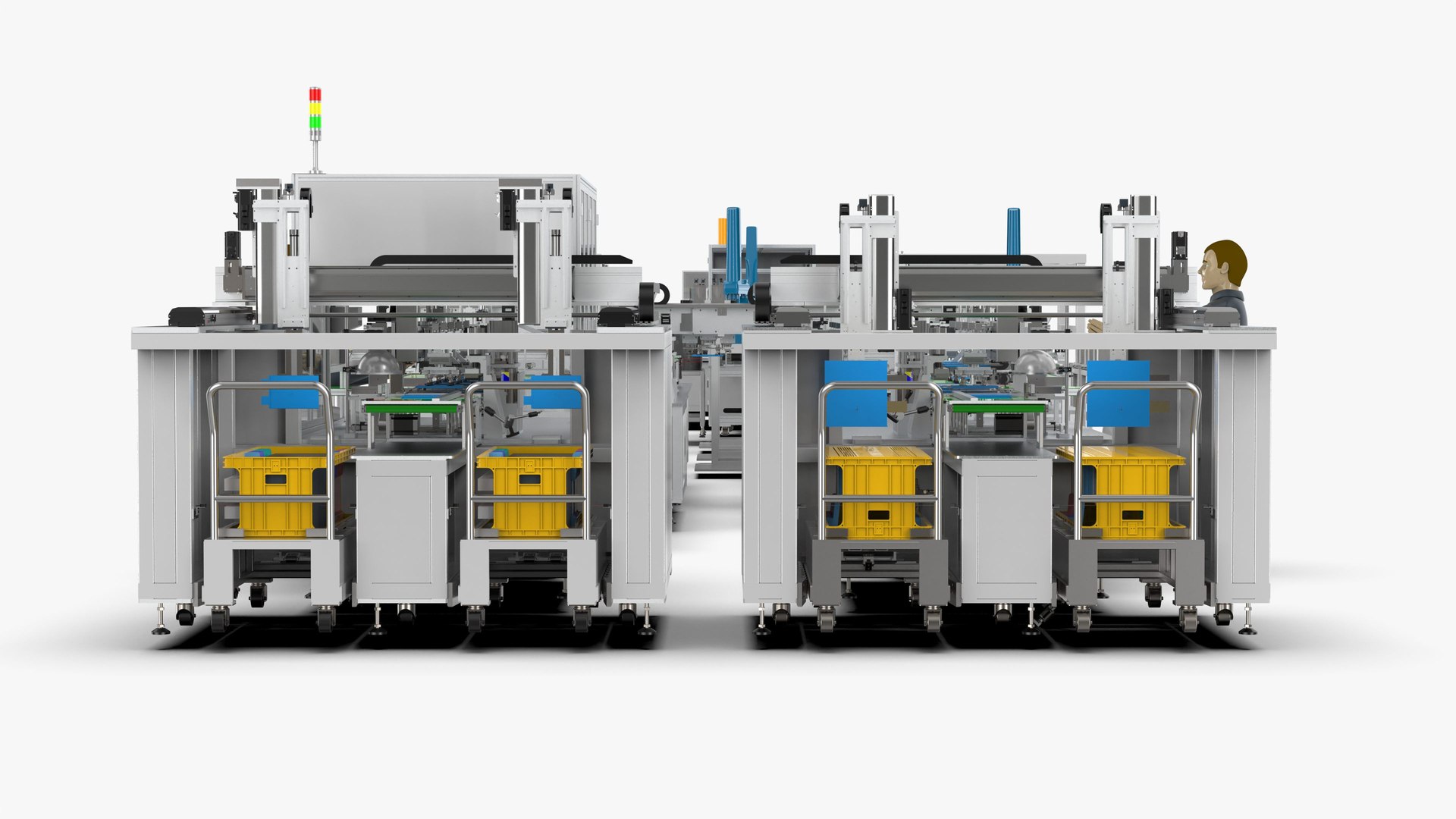 Automatic Soft Pack Battery Production Line 3D Model - TurboSquid 2239616