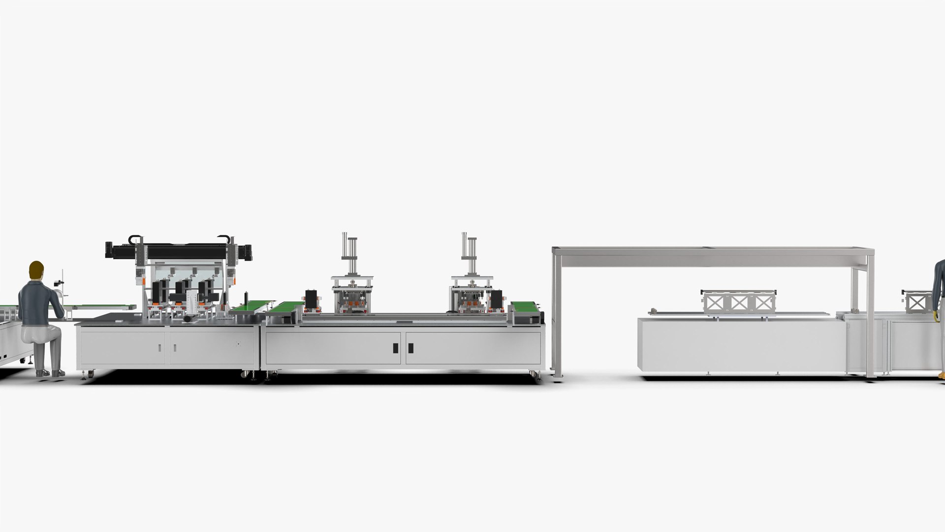 Automatic Soft Pack Battery Production Line 3D Model - TurboSquid 2239616