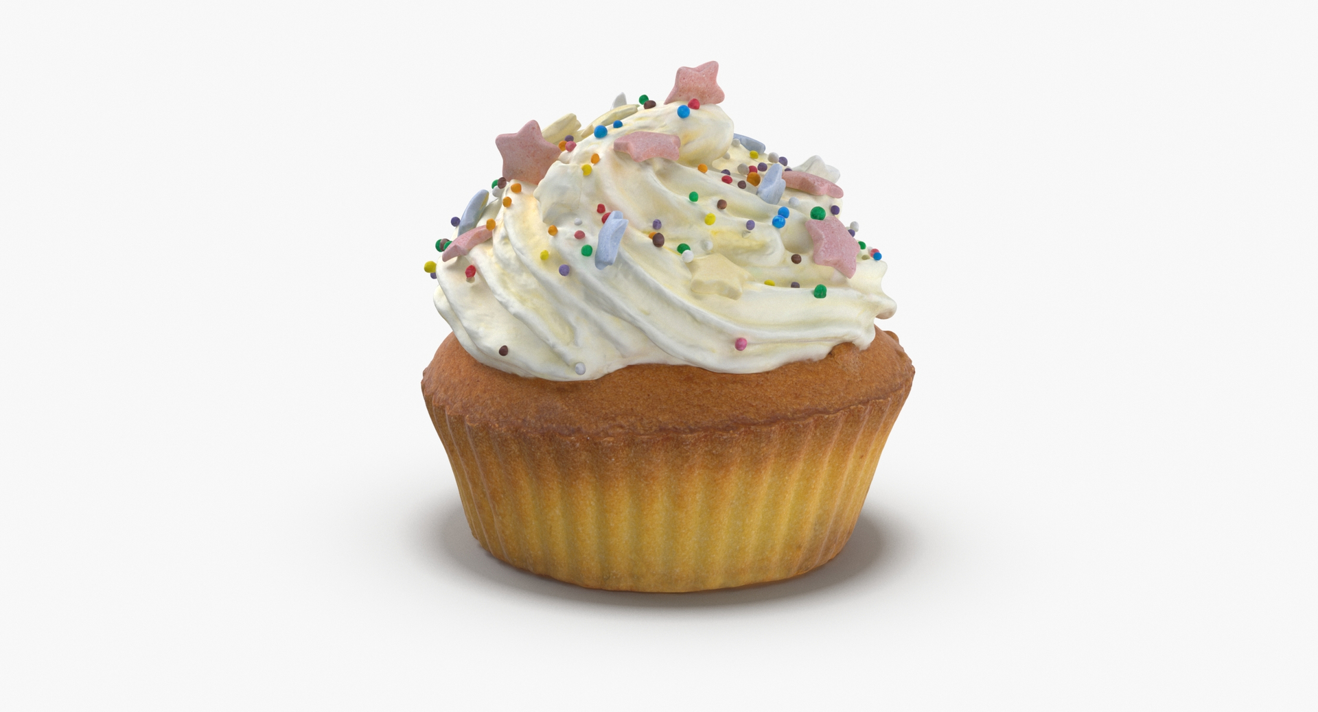 Muffin with Stars 3D model - TurboSquid 1884682