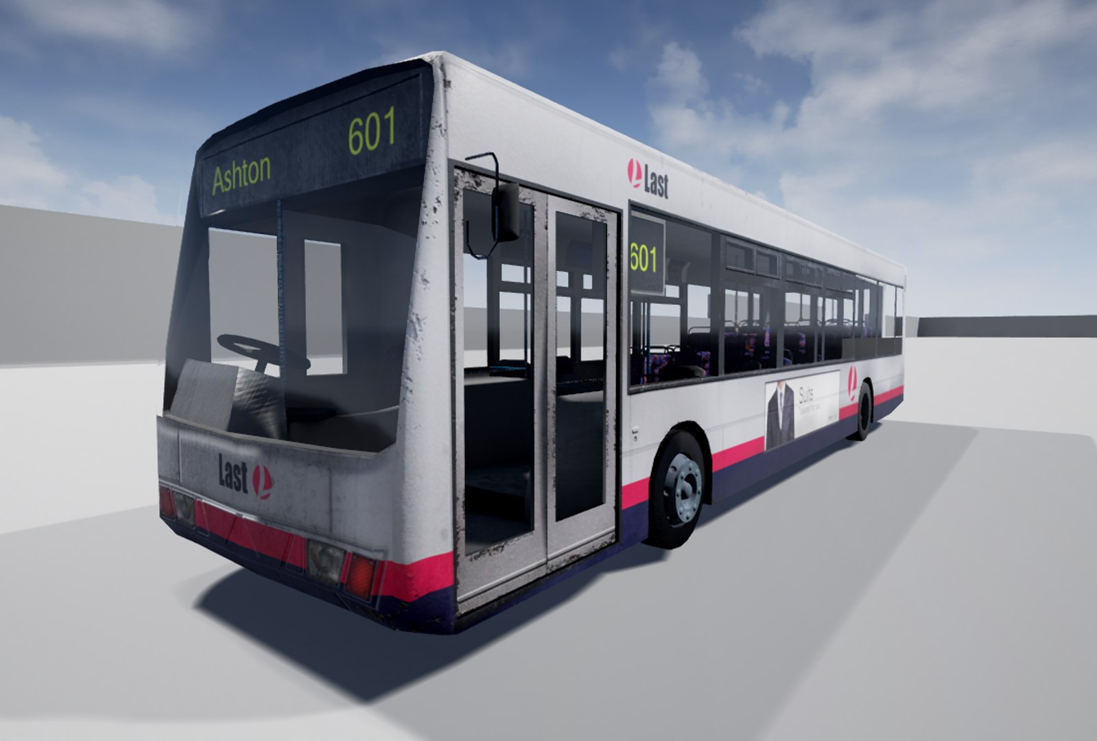 bus use 3d obj