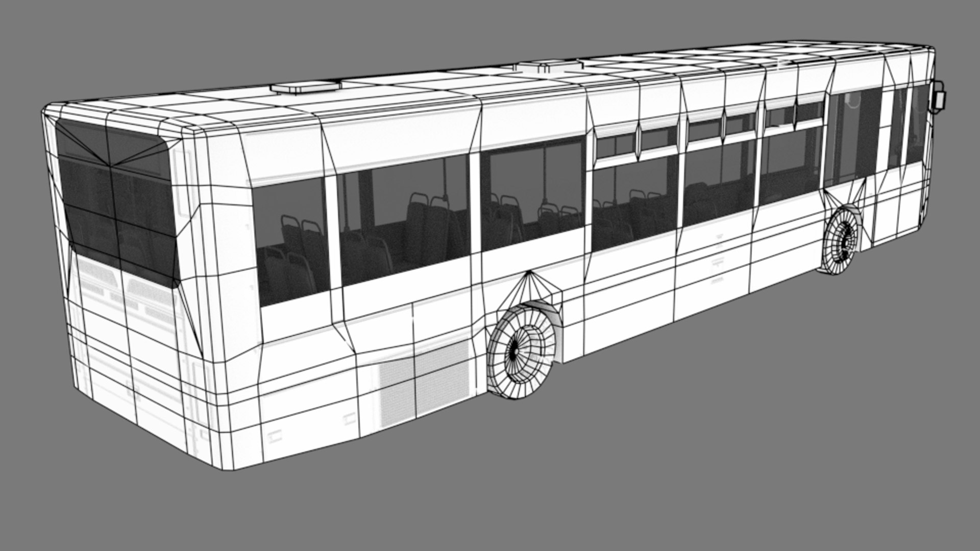 bus use 3d obj