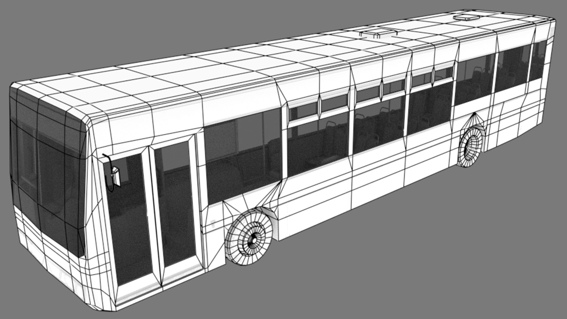bus use 3d obj