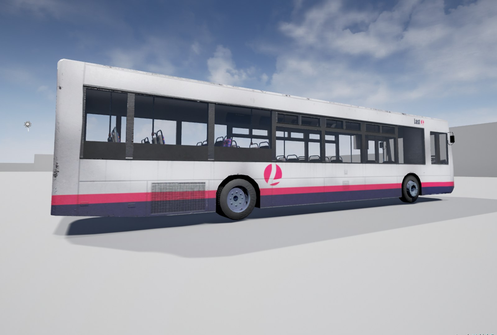 bus use 3d obj