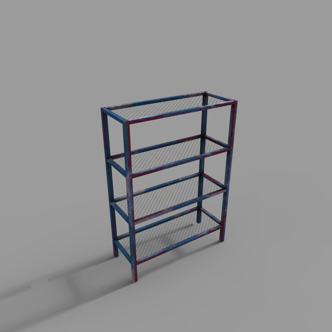 Metal Rack 3D - TurboSquid 1262743