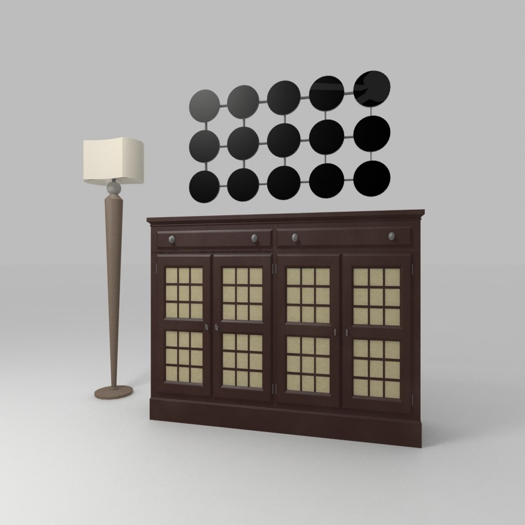 Bed Pillows Chair 3d Model