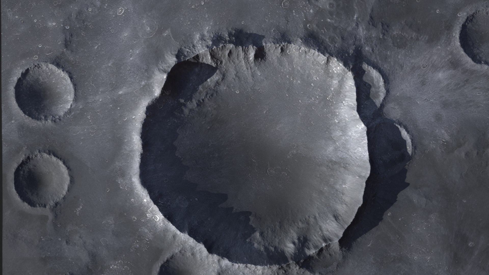 3D Model Moon Terrain And Moon Crater - TurboSquid 2234866