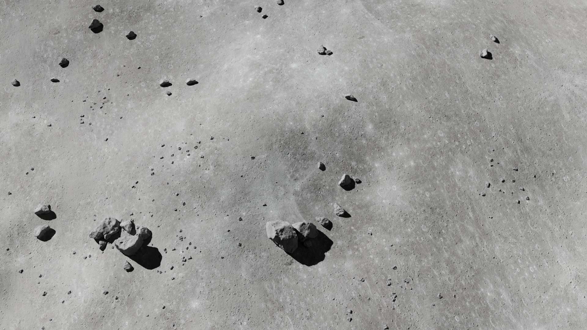 3D Model Moon Terrain And Moon Crater - TurboSquid 2234866