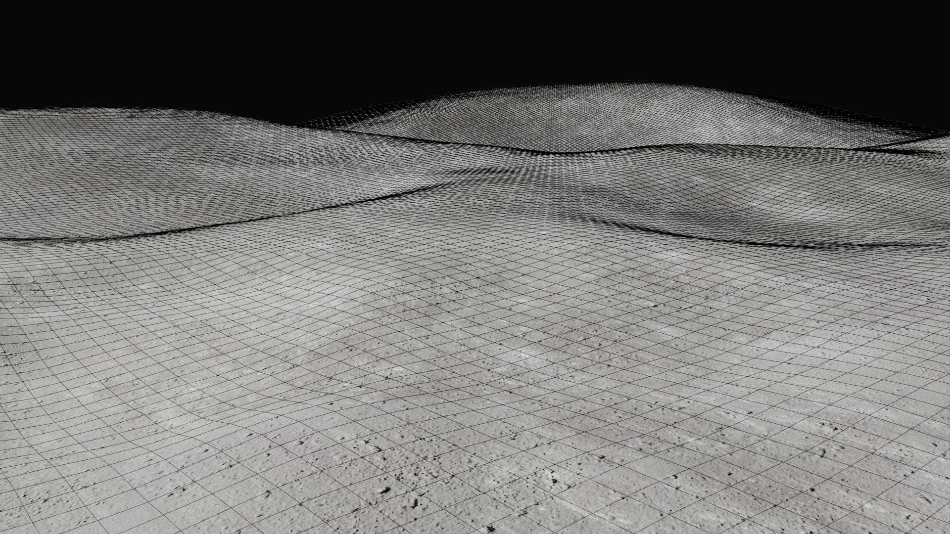 3D Model Moon Terrain And Moon Crater - TurboSquid 2234866