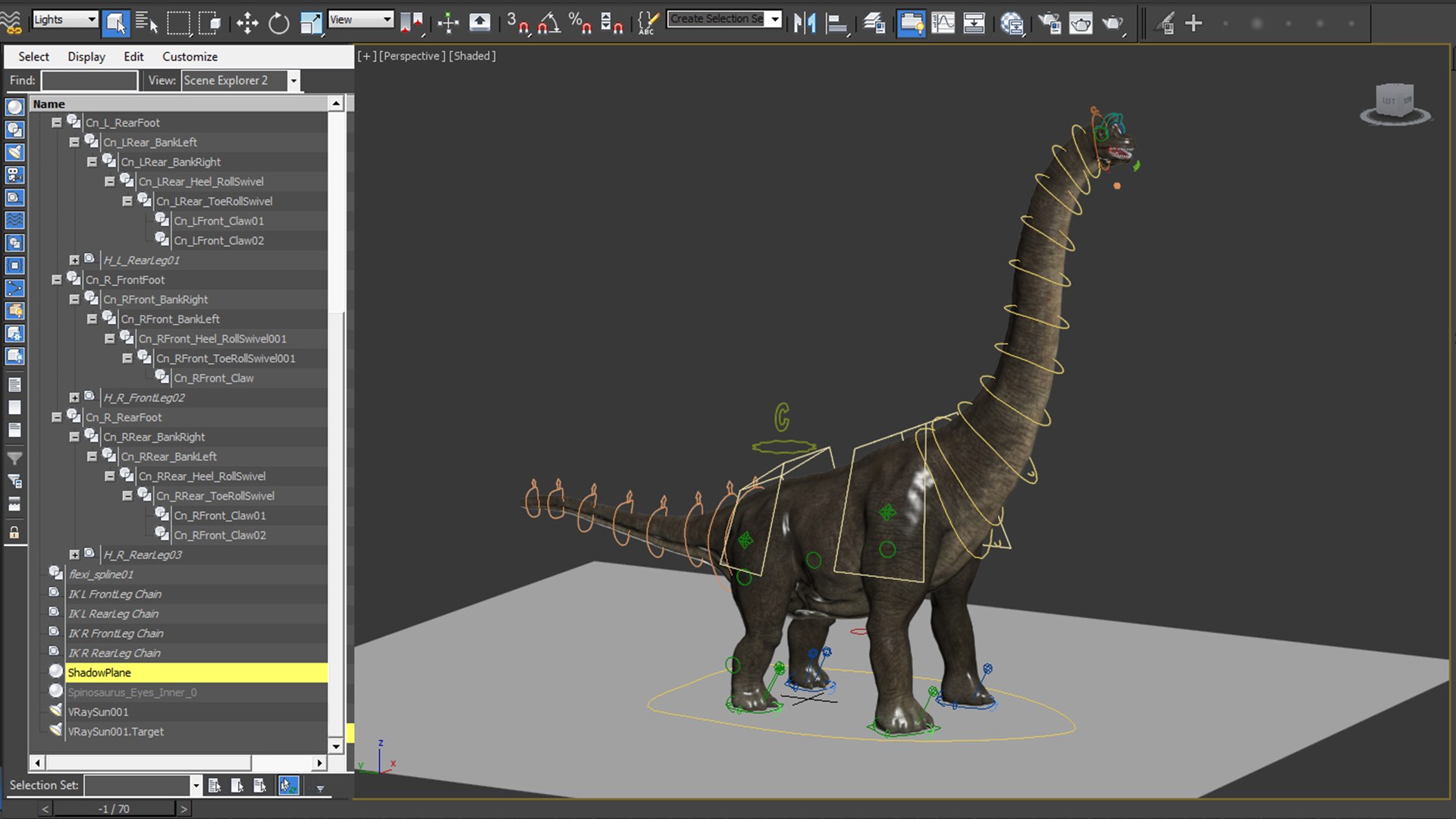 Brachiosaurus - Rigged And Animated 3D Model - TurboSquid 1774746