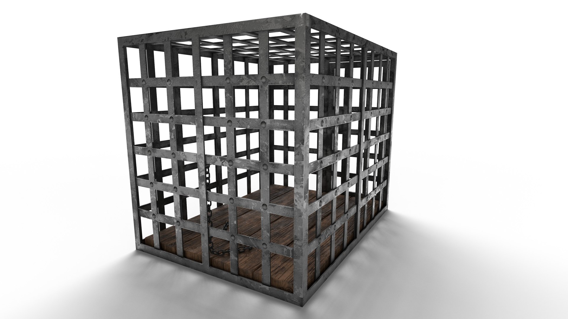 Prisoner Cage 3D Model - TurboSquid 1867411