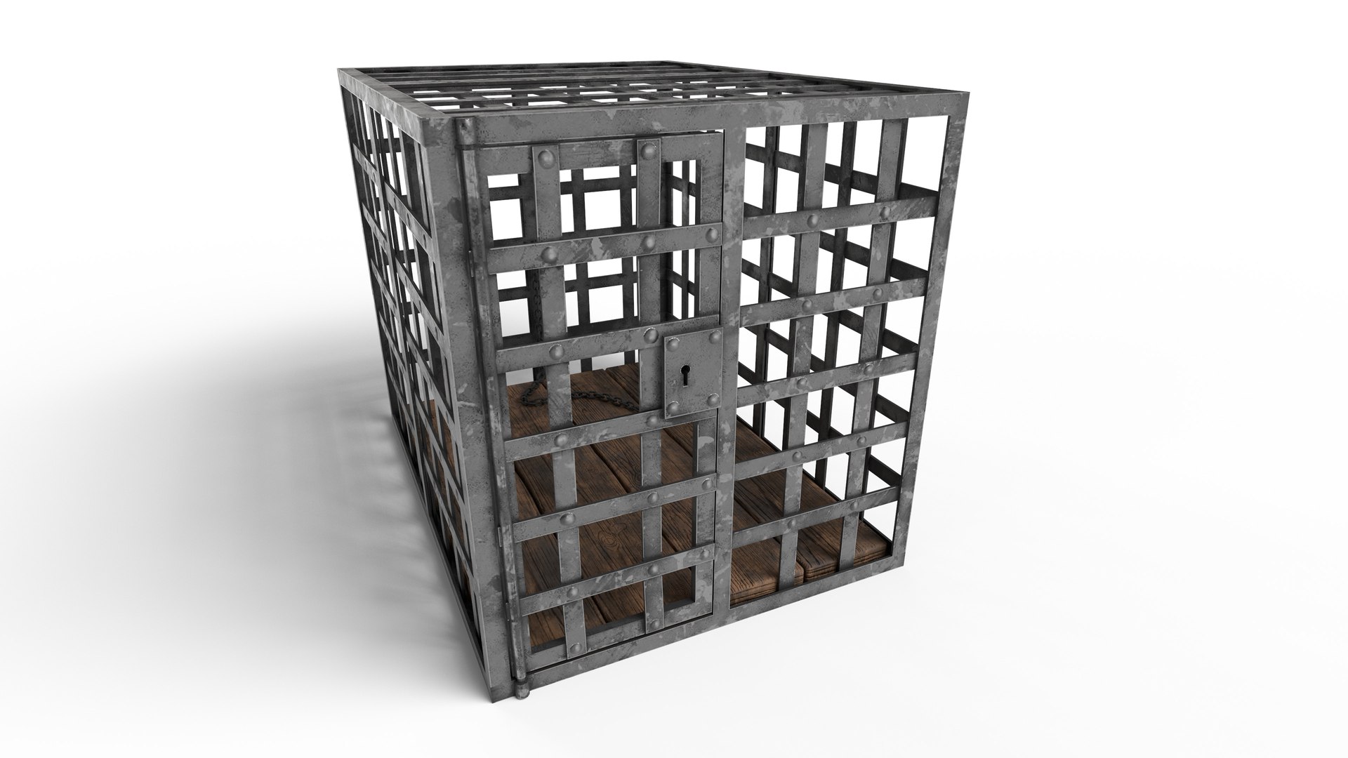 Prisoner Cage 3D Model - TurboSquid 1867411
