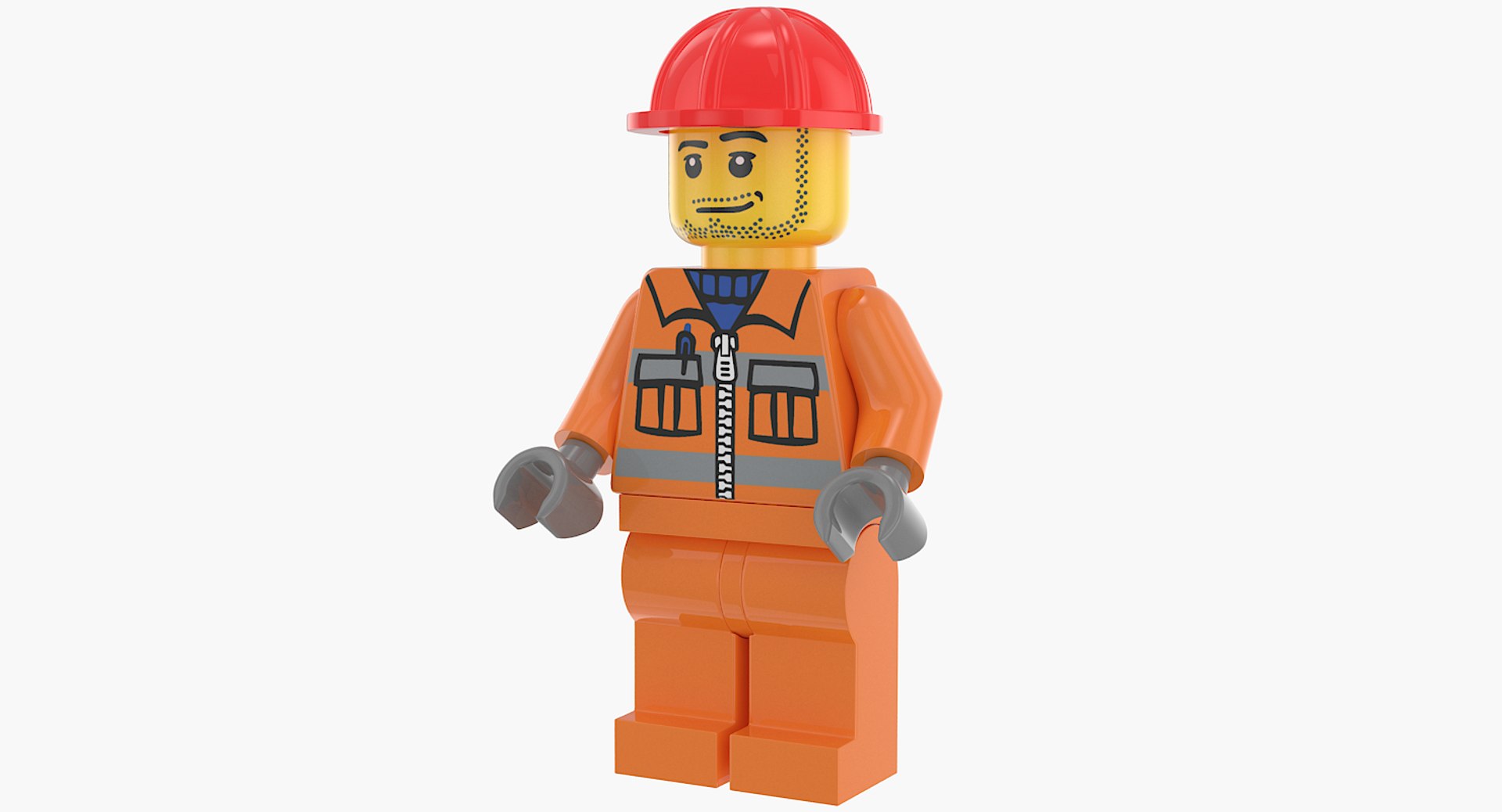 Lego construction workers 3D model - TurboSquid 1369854